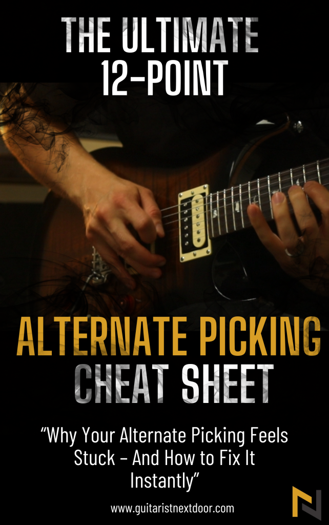 The Ultimate 12-Point Alternate Picking Cheat Sheet - GND Store